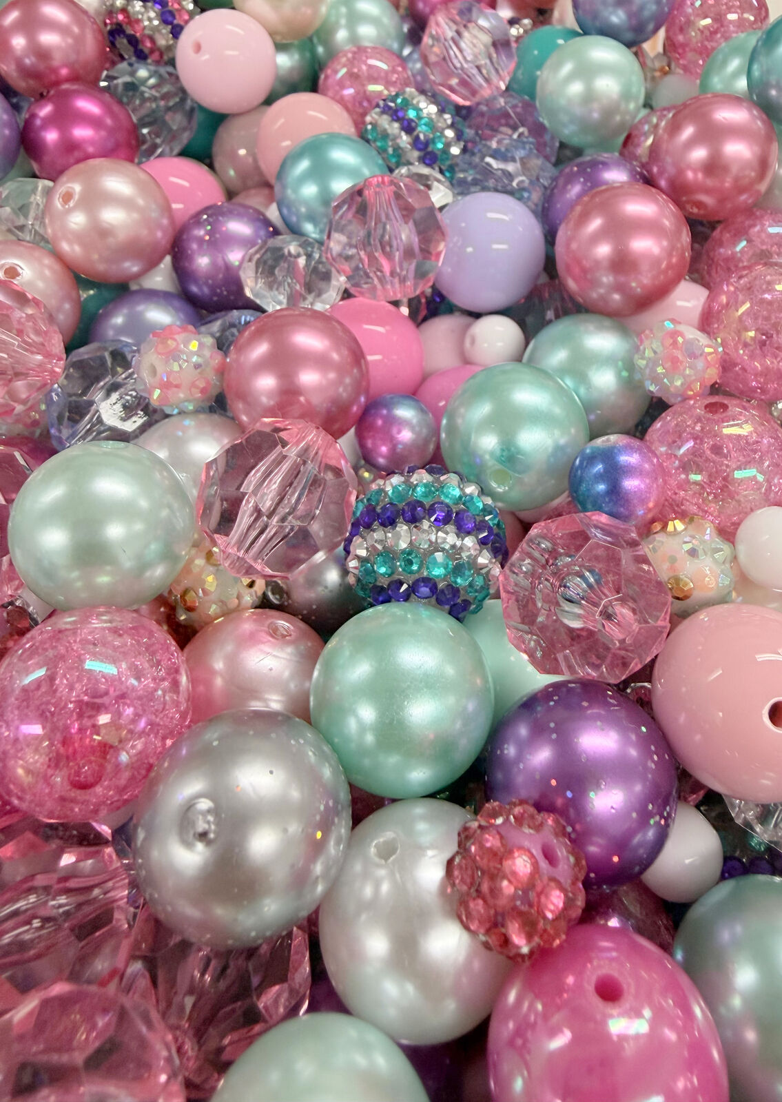 Bubblegum Bead Scoop Bag - Princess